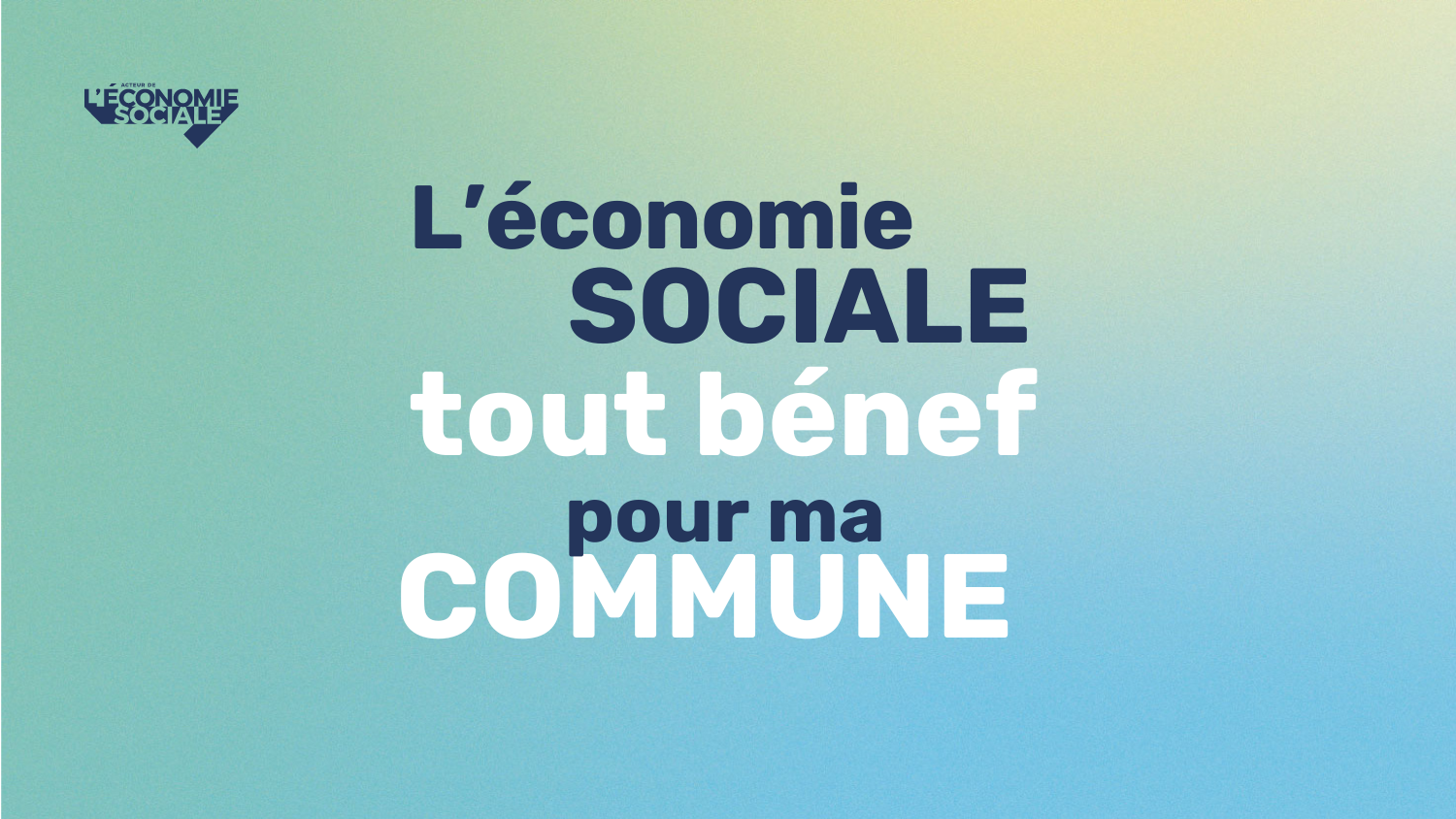 L’économie sociale - L'économie sociale dans votre commune